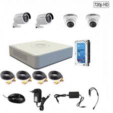 Full Kit 4 Channel Hikvision - Inland Security